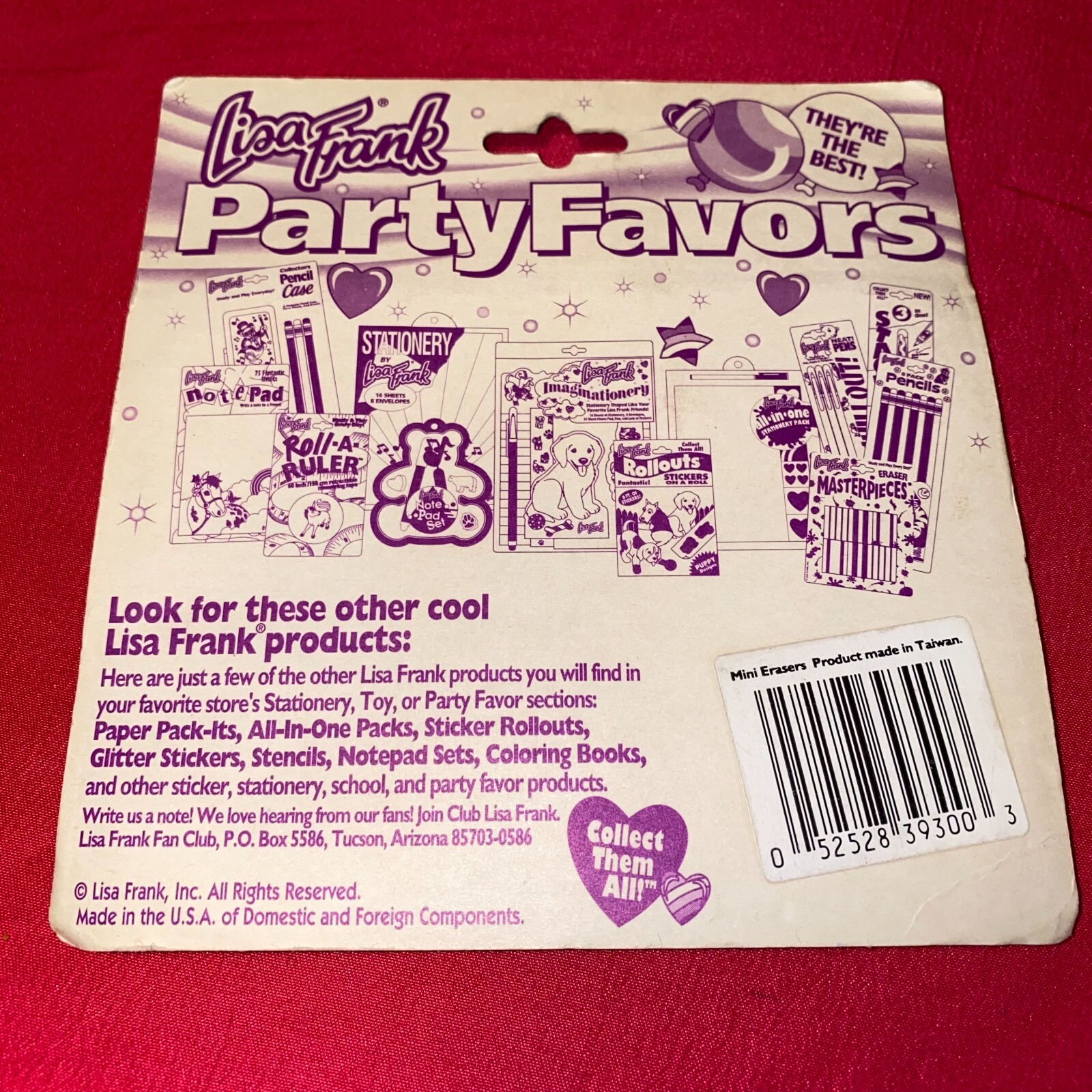 Lisa Frank Party Favors Erasers Sealed Vintage 90s Nostalgia | eBay