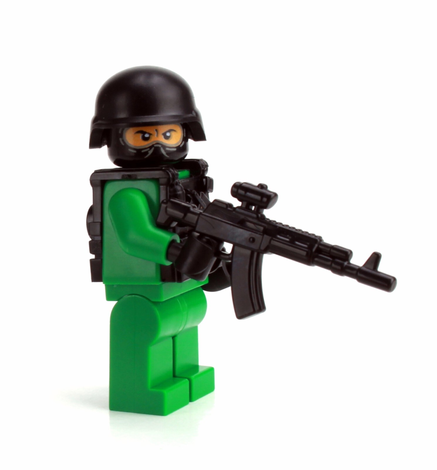 Battle Brick Russian Army Green Soldier made with real LEGO® minifig | eBay