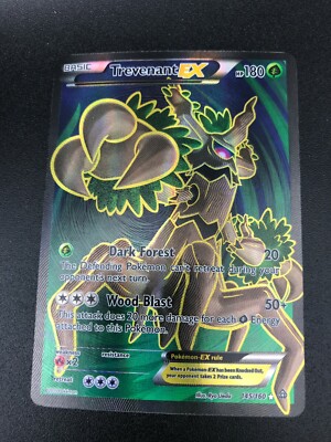 Trevenant EX FULL ART ULTRA RARE 145/160 Pokemon XY Primal Clash Holo ...