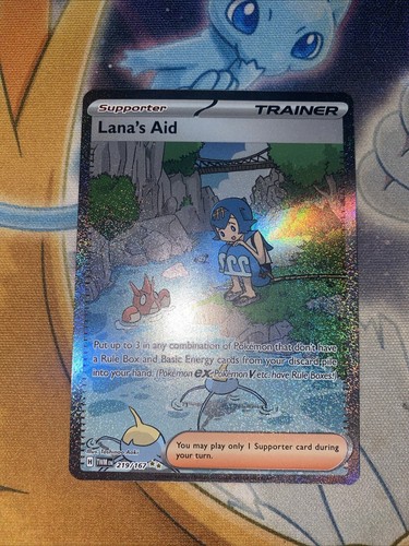 Pokemon Lana's Aid 219/167 Twilight Masquerade Special Illustration ...