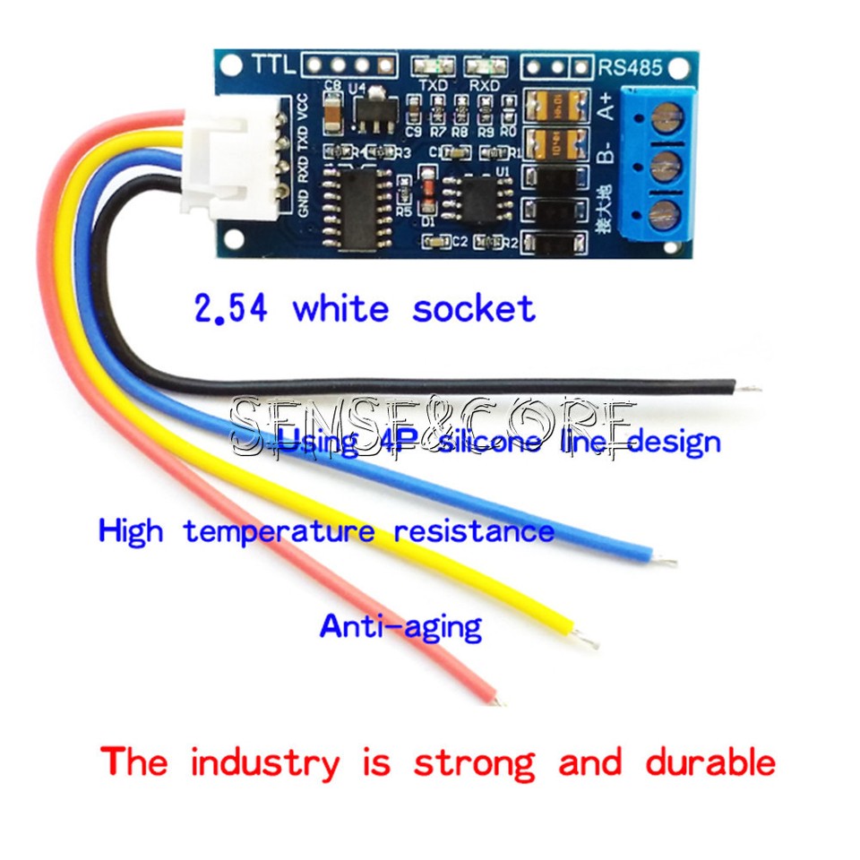 TTL to RS485 Module Serial Port UART Hardware Automatic Flow Control 3 ...