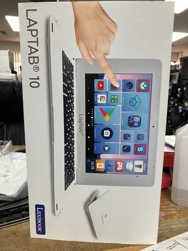 Lexibook Laptab 10 LT10EN White 128GB Storage 4GB Ram TouchScreen ...
