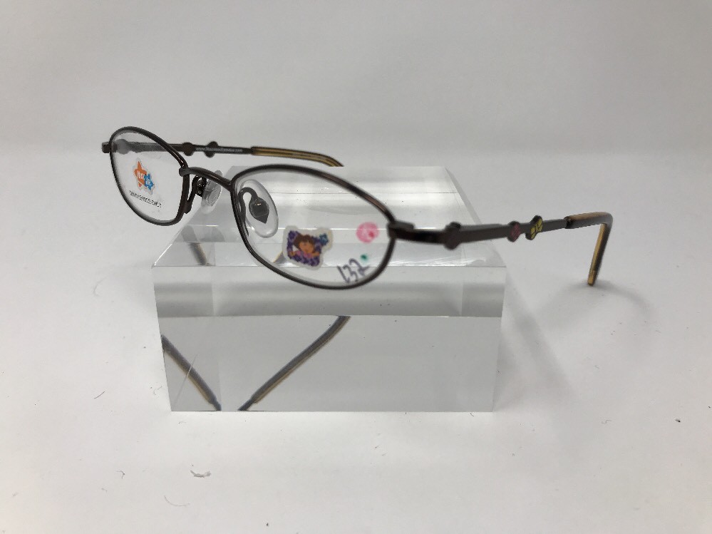 Nick Jr. Dora The Explorer Eyeglasses 40-17-125 Kids Brown Flex-Hinge ...