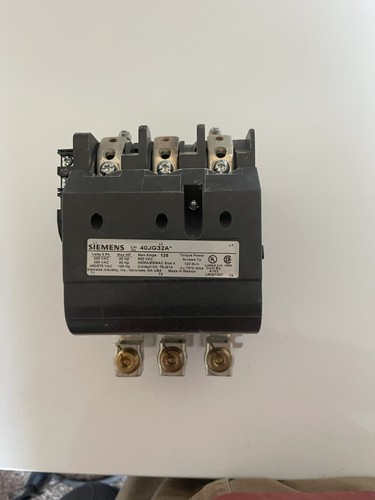 40JG32A - Siemens - Contactor 135 Amp -3 Pole - 120v coil Max 100 hp | eBay