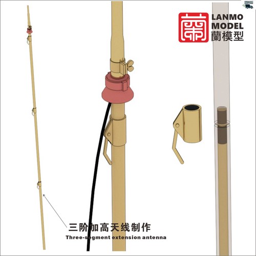 Heavy Hobby LM-35013 1/35 WWII German COMMAND TIGER Ⅰ Antenna Kit | eBay