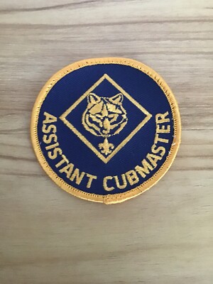 Boy Scouts Of America BSA Cub Scouts Assistant Cubmaster 3” Patch | eBay