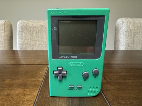 Nintendo Gameboy Pocket Green Handheld Console Model MGB-001 Tested ...