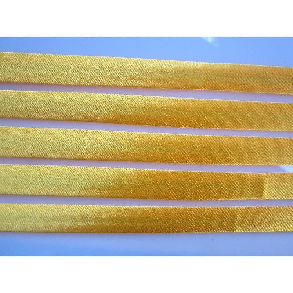 10 Meter Slanting Band Goldengelb Satin Trims 1,5cm Tip Elegante Ba 028 ...