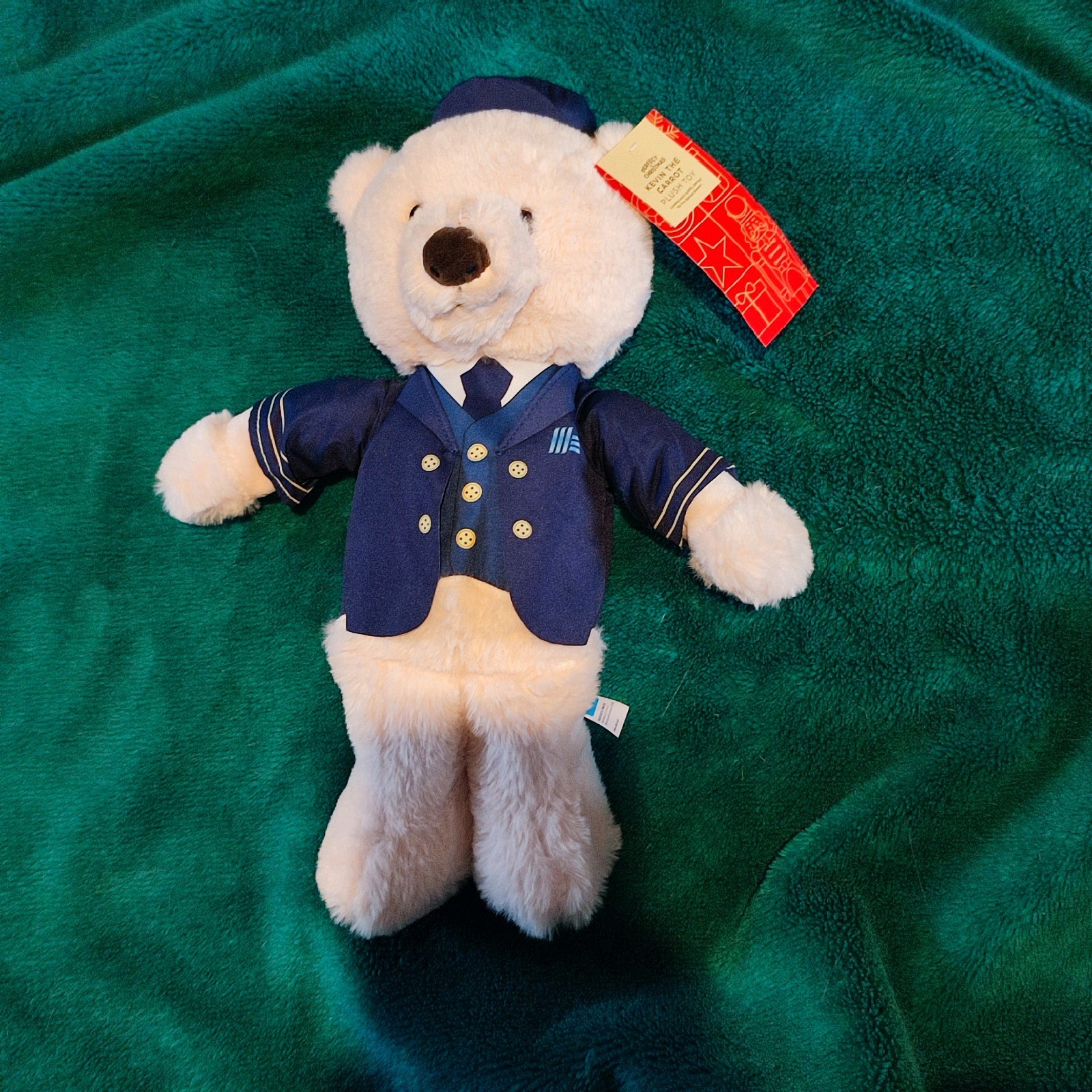 ALDI Kevin The Carrot Polar Bear Conductor Plush Toy Xmas 2025 - BNWT ...