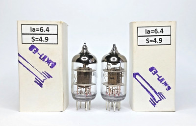 6J1P-EV / 6J1 / EF95 1970s Voskhod Rocket Logo MATCHED PAIR (2pcs ...