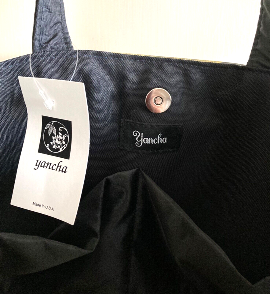 Handmade Floral Print Big Tote Bag Yancha by Shuko Akune USA New | eBay