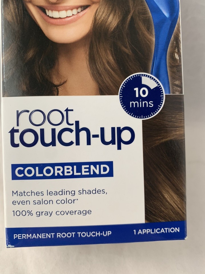 Clairol Root Touch Up Color Blend 10 Min Permanent Hair Color Brown #5A ...