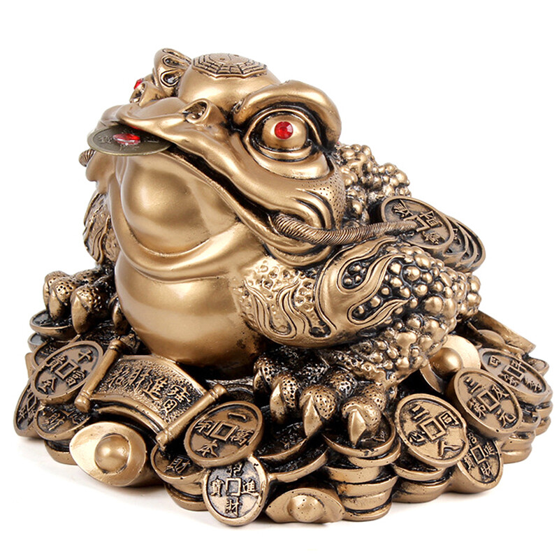 Feng Shui Frog Tattoos Gold Feng Shui Money Frog Money Toad Statue