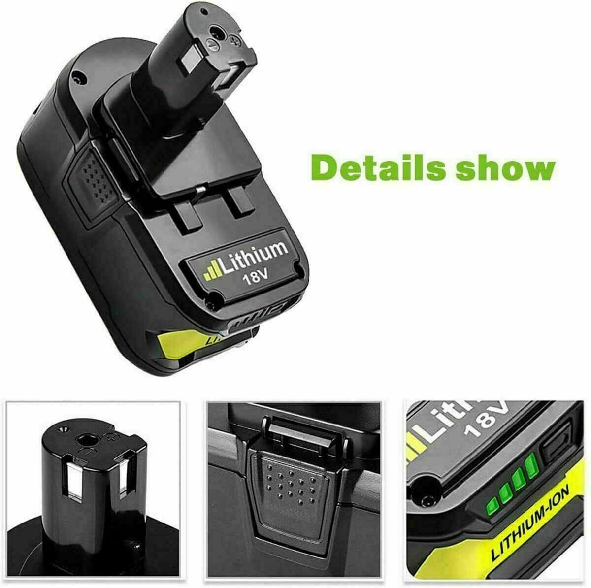 Ryobi One+ 18V 5.0Ah Lithium+ Battery - RB18L50 for sale online | eBay