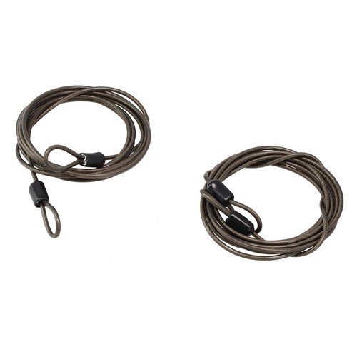 5pc Set of Heavy Duty Braided Steel Lock Wire Double Loop Security ...