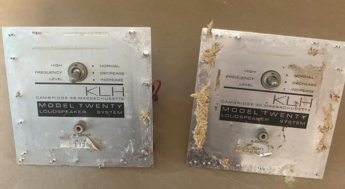 VINTAGE PAIR KLH MODEL TWENTY 20 SPEAKER CROSSOVERS | eBay