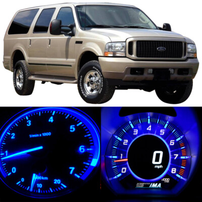 Blue LED Package Set Dashboard Gauge Cluster Light Fits 2000-2001 Ford ...