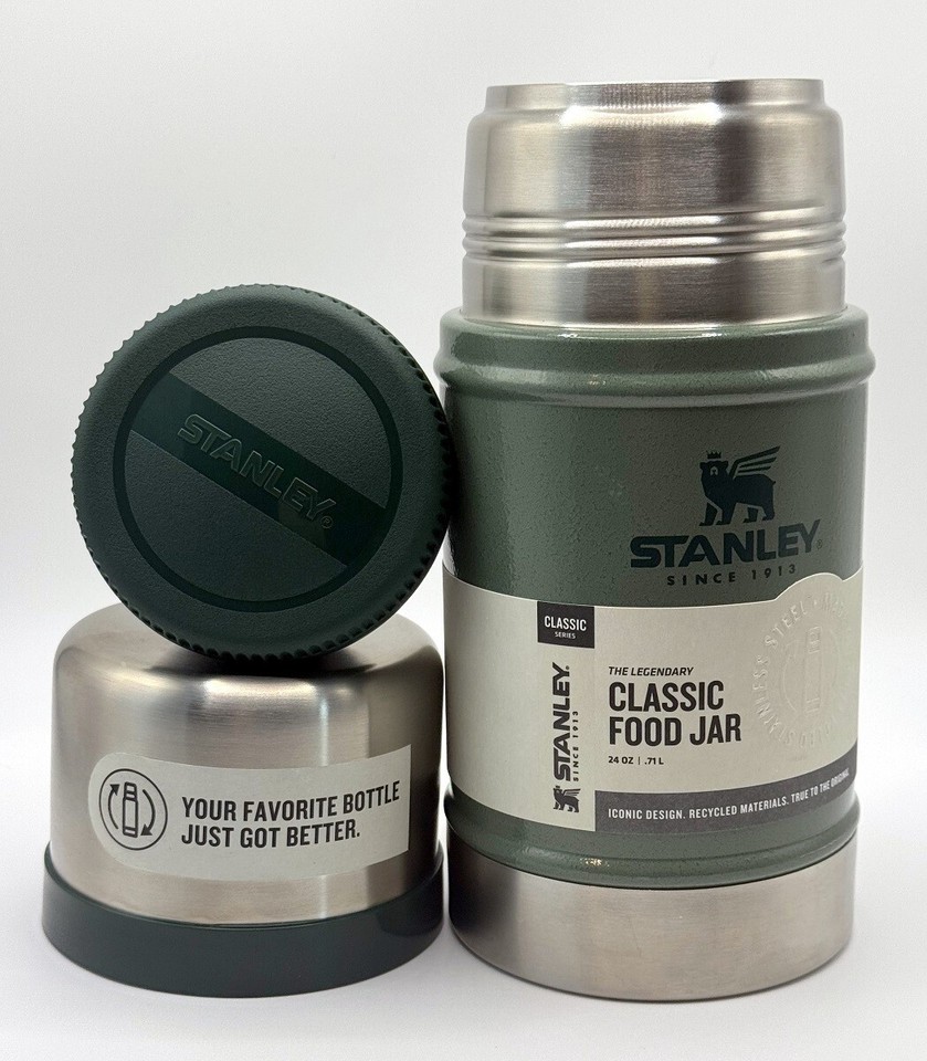 Stanley Classic Legendary Food Jar 24 OZ, Hammertone Green 41604379420 ...