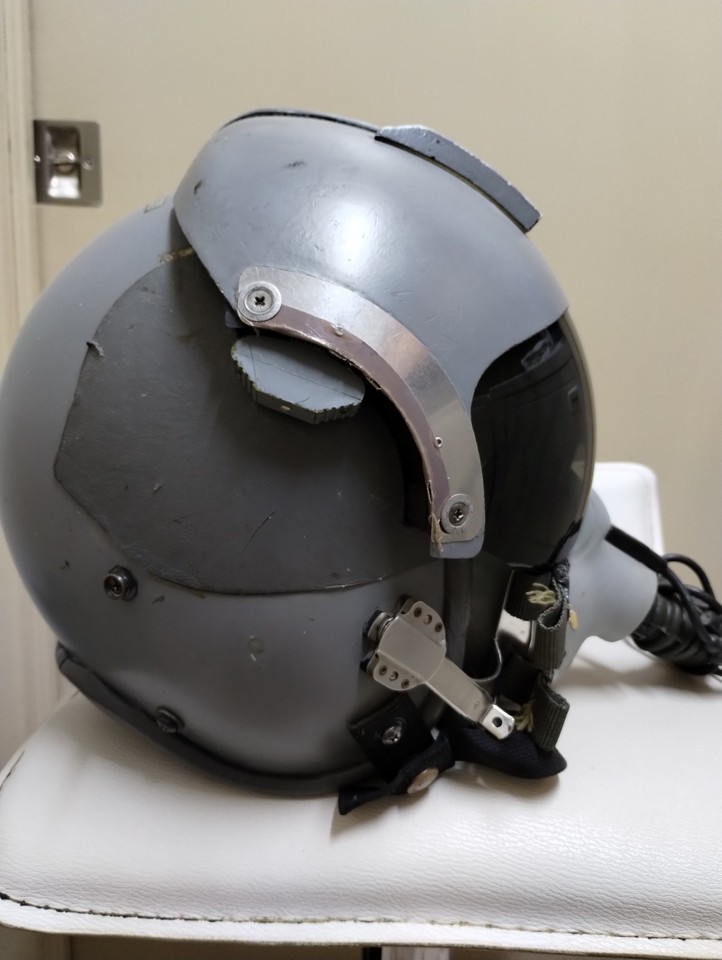 HGU-55/P Strategic Air Command aircrew Helmet Mask Nuclear Flash Goggle ...