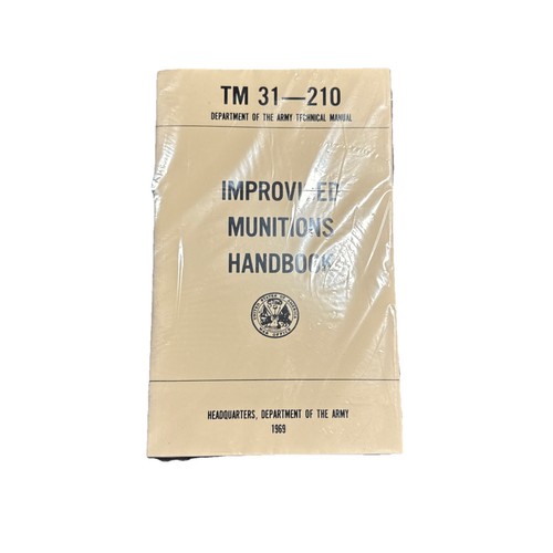 Improvised Munitions Handbook TM 31 210 Paperback – March 15, 2021 | eBay