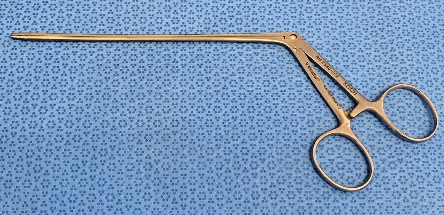 V.Mueller RH2580-002 Micro Grasper Forcep w Horizontal Serrations ...