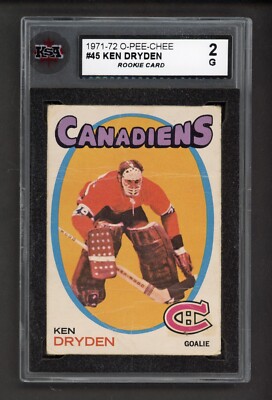 1971-72 OPC #45 KEN DRYDEN ROOKIE CARD KSA 2 G | eBay