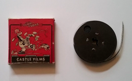 "TERRY TUNES" CASTLE FILMS HOME MOVIES 16 MM #725 50 FT "THE BULL FIGHT ...