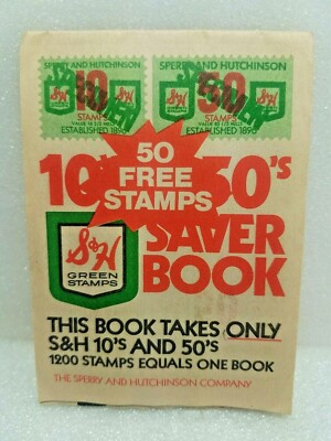 Super Rare (*50 FREE STAMPS" as marked on cover) S&H Green Stamps ...