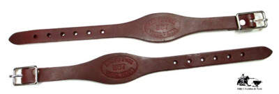 Premium Stamped Stirrup Hobbles Latigo Leather Eddys Tack | eBay
