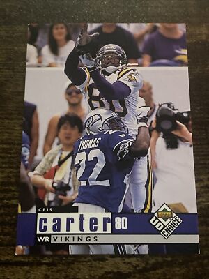 1998 Upper Deck UD Choice Cris Carter Card #97 HOF L6877* | eBay