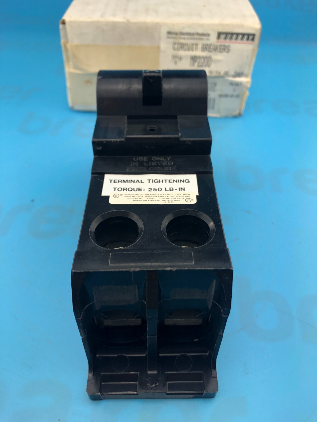 Murray Crouse-Hinds 200 Amp 2 Pole MD-A Circuit Breaker MD2200 240VAC ...