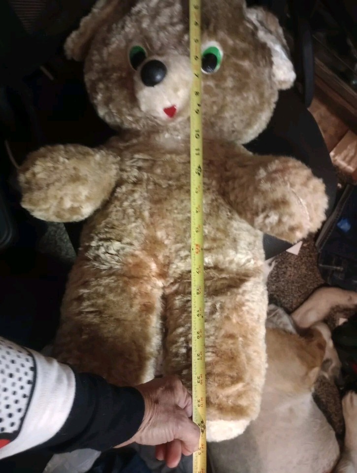 Vintage Happiness Aid Well Made Toys Lrg. Teddy Bear Plush Stuffed Toy ...