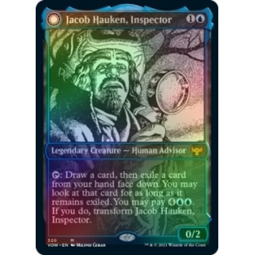 Foil Jacob Hauken, Inspector (showcase) M/NM Magic MTG Innistrad ...