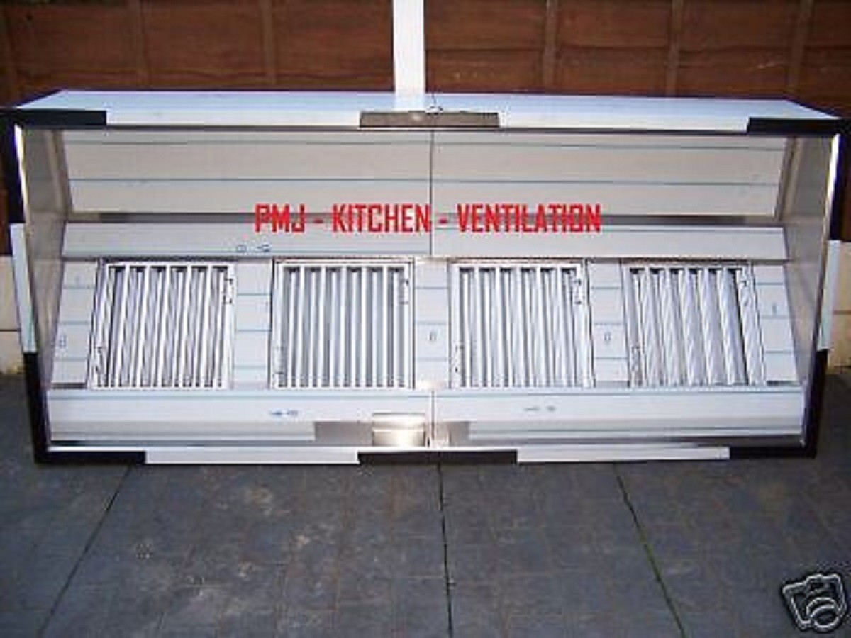 Kitchen Extraction Canopy/Hood 2.5 Mtr (304) Baffle Filters Complies to ...