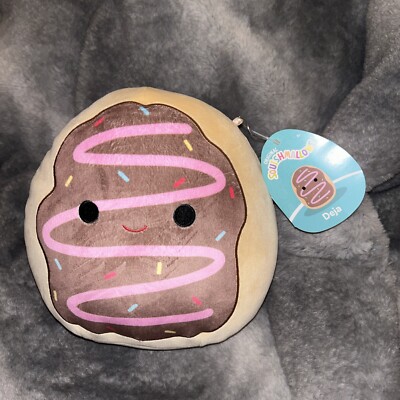 Food Squad Squishmallows DEJA the CHOCOLATE SPRINKLE DONUT 8” PLUSH ...