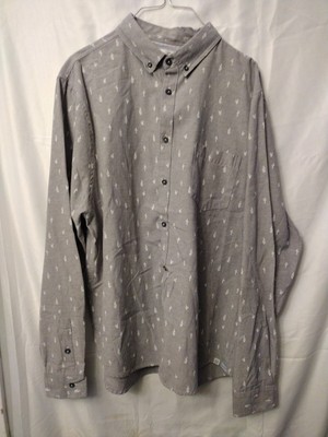 Sovereign Codes XL Cactus Print Button Down Long Sleeve Shirt | eBay