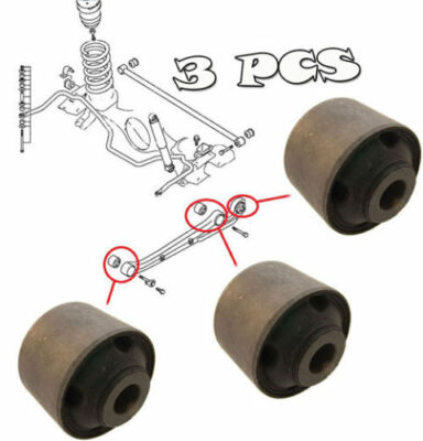 Rear Control Trailing Arm Bushes Bushings for Mitsubishi Pajero Montero ...