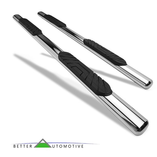 4" S/S Side Step Rails for 2005-2024 Nissan Frontier Crew Cab Truck ...