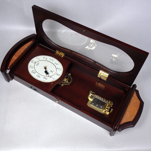 Small World 20 Organette by RHYTHM Vintage Disc Music Clock with 12 ...