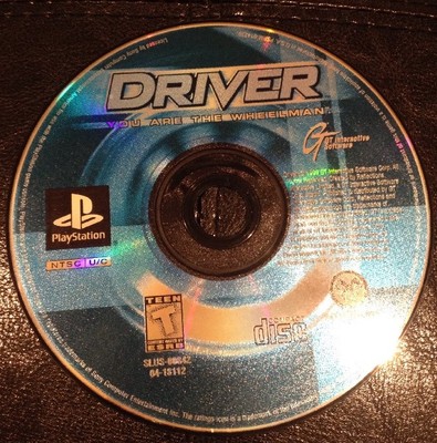Driver Game Sony PlayStation 1 PS1 DISC ONLY Racing Street Cars PSone ...