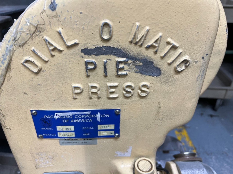 Kaiser D301 Dial-O-Matic Pie Press • Tested • Heats & Works • LOCAL ...