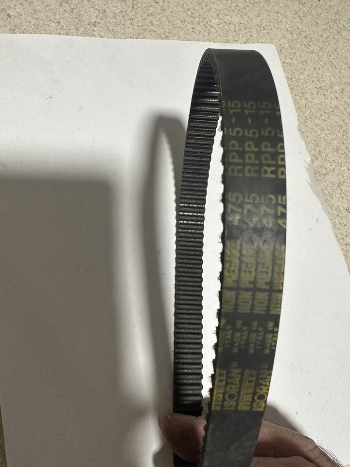 Wilson Jones 3000 Series Oem Toothed Drive Belt 3000-Belt 475 rpp5-15 ...
