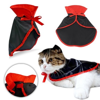 Cat Halloween Costume Red Acrylic Fiber Cape for Pet Costume Party ...