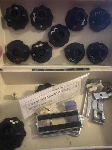 Vintage Montgomery Ward Sewing Machine Set of Stitch Pattern Cams ...