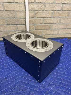 Center Console Cup Holder Bomber Seats Hot Rod Rat Rod– Powdercoat | eBay