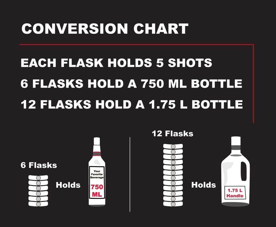 4 Flasks - DisposaFlask - Plastic Alcohol Flask - Free Shipping ...