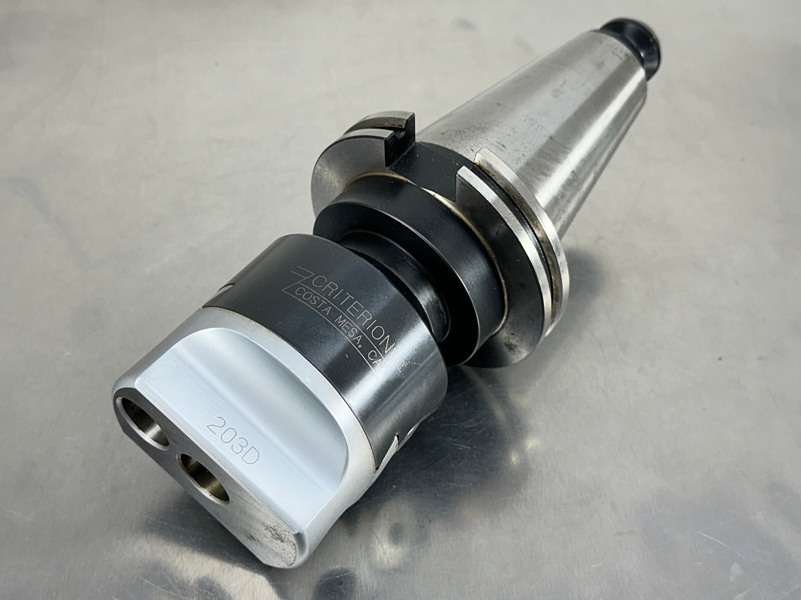 Criterion CB-203D Boring Head Adjustable 3/4" w/ Parlec CAT50 Shank C50 ...