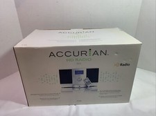 Accurian Table Top HD AM/FM Clock Radio 12-1686 Sounds Great for sale ...