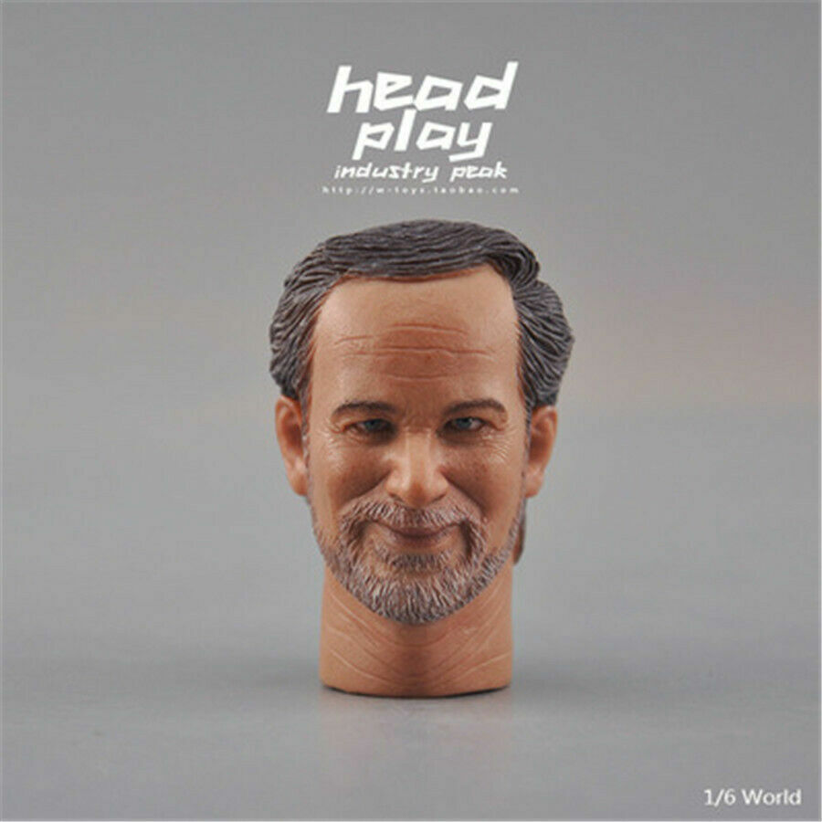 1/6th Steven Allan Spielberg Head Sculpt Carved For 12" Male Action ...