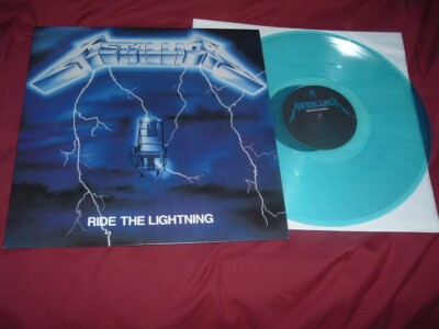 METALLICA Ride the Lightning BLUE vinyl !! LP US press MINT- !! | eBay